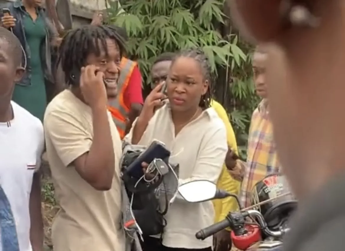 Prince Balume et Celine Banza victime d’un accident de la route à ...