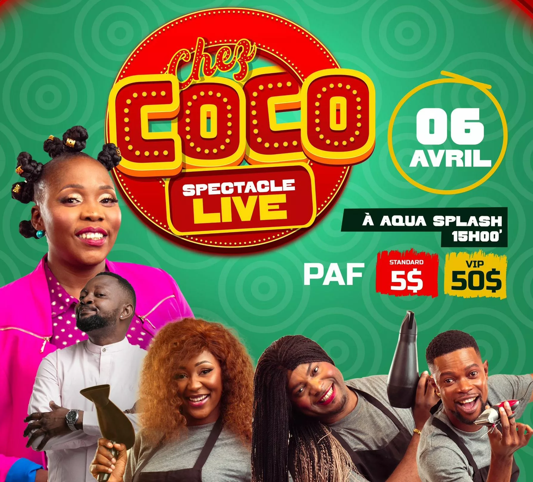 Ouverture de la billetterie pour le Live Chez Coco à Aquasplash sur ...