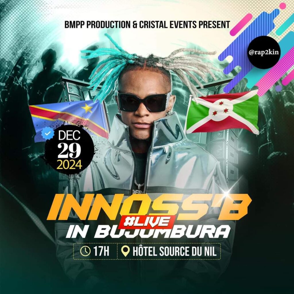 Innoss'B en Concert à Bujumbura le 29 Décembre 2024 - Mbote
