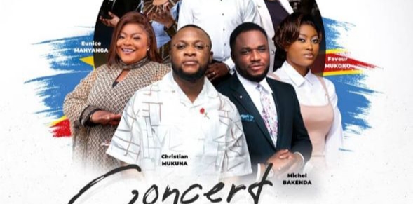 Michel Bakenda, Christian Mukuna et Eunice Manyanga au Concert pour la ...