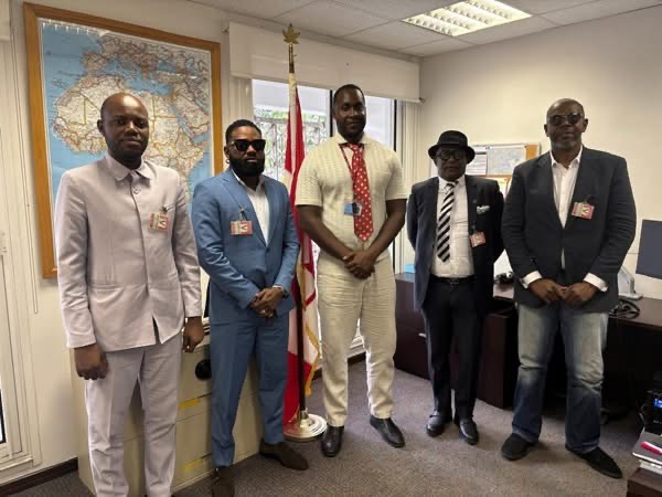 Ferre Gola reçu aujourd’hui à l’Ambassade du Canada au Congo - Mbote