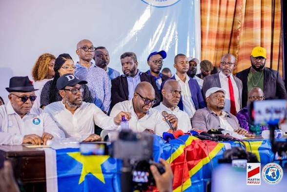 RDC : Fayulu, Katumbi, Kabund, Matata et Sesanga unis pour revendiquer ...