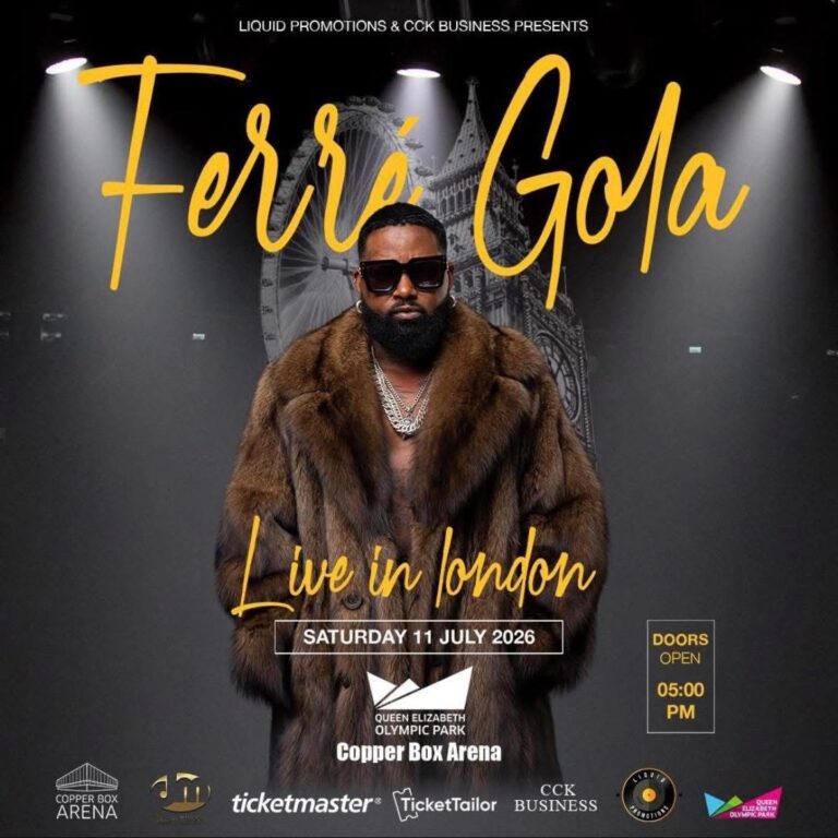 Le concert de Ferre Gola à Londres officiellement reporté - Mbote
